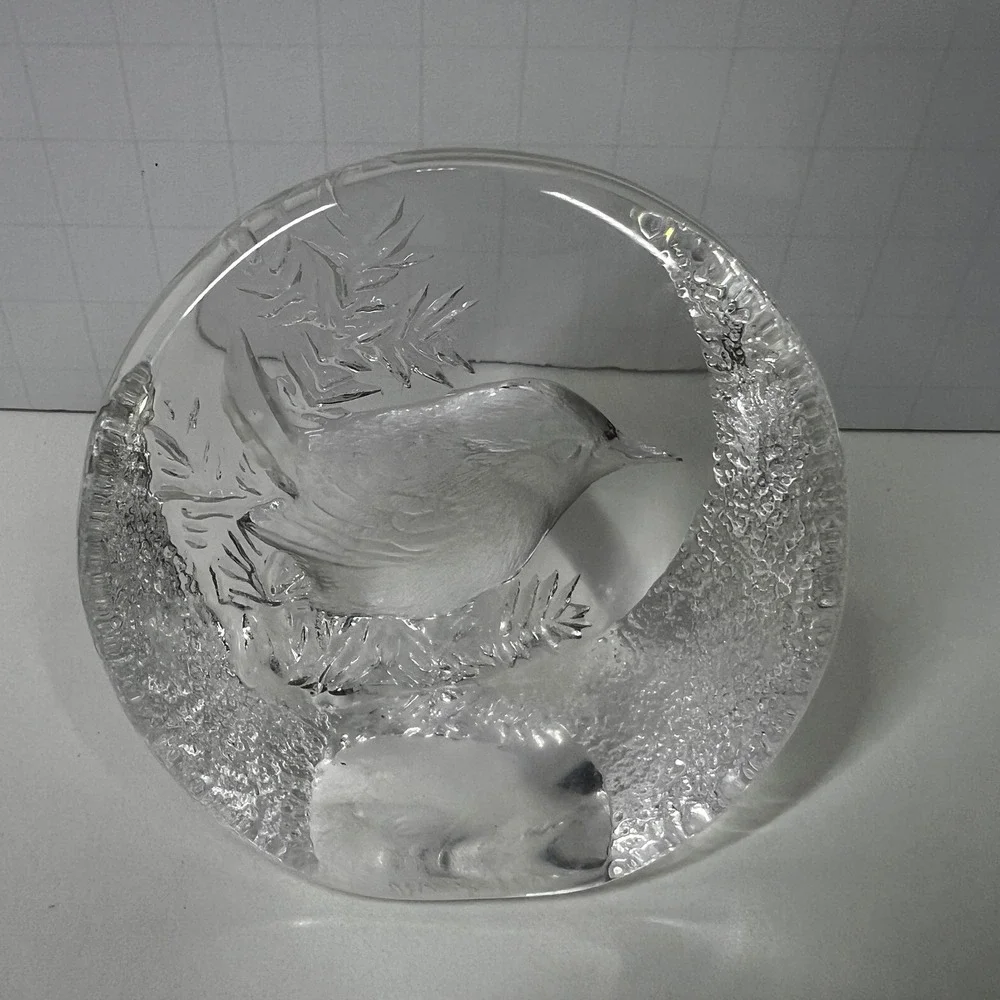 Mats Jonasson | Art | Mats Jonasson Maleras Swedish Crystal Bird ...